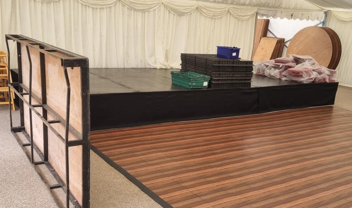 Curlew - New and Used Marquees | Portable Stages | 6x Steel Frame ...