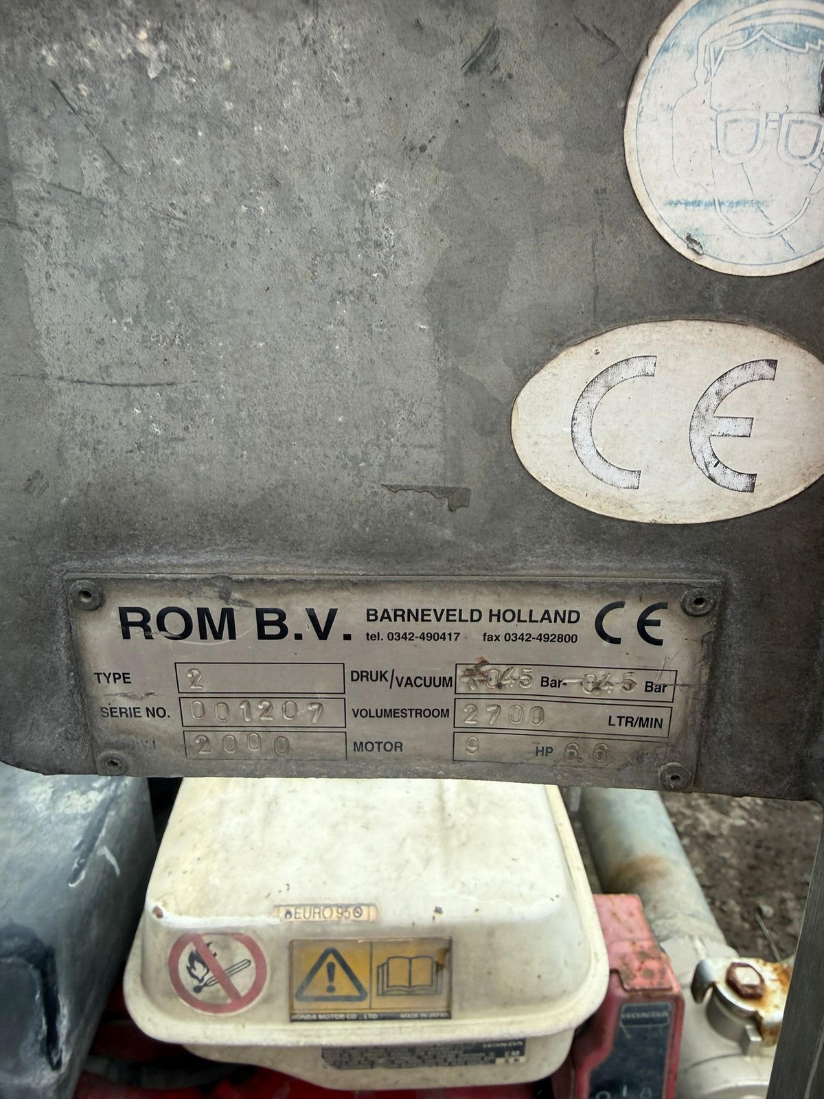 Secondhand Toilet Units | Vacuum Tanks | Rom Type 2 Vacuum Tank - West ...