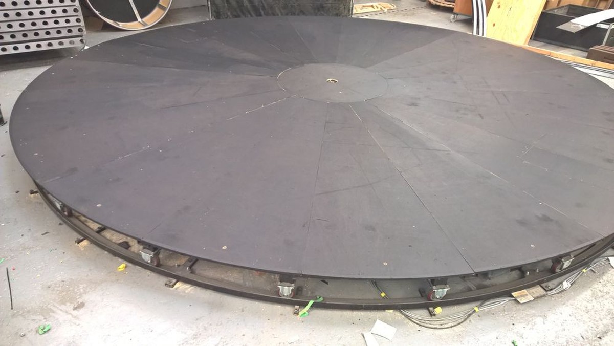 Rotating Stage Turntables KQRHCX Electric Rotating Booth，Electric