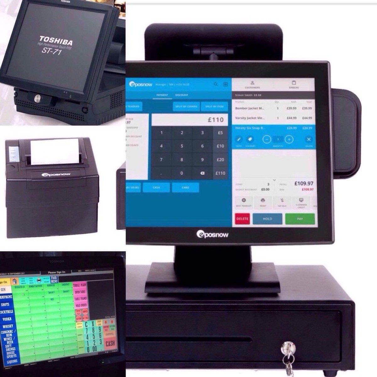 Secondhand Shop Equipment | Cash Registers, Tills and EPOS | 2x Toshiba ...