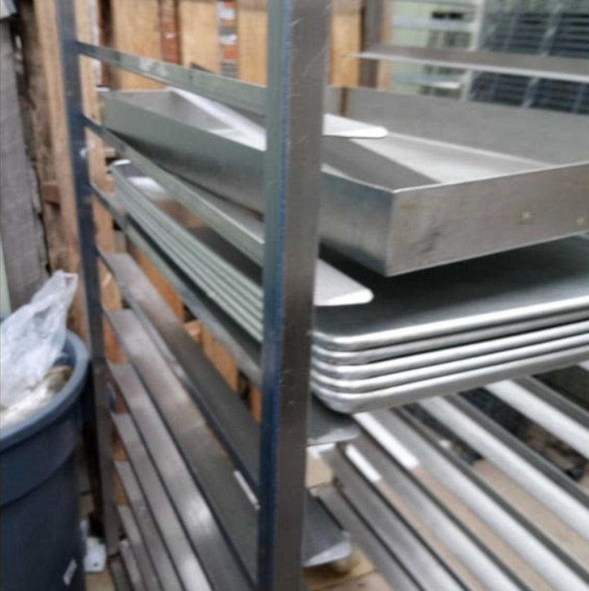 Secondhand Catering Equipment | Clearing Trolleys And Tray Racks | 8x ...
