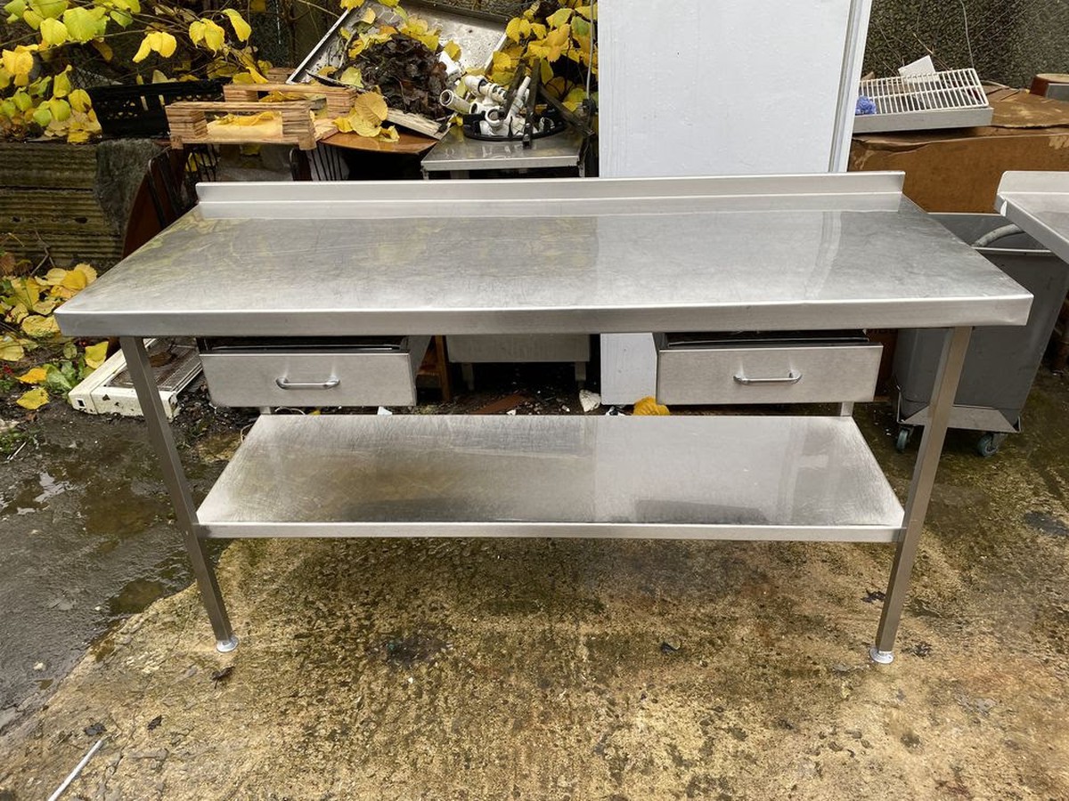 Secondhand Catering Equipment | Stainless steel tables (1.01m to 2m ...