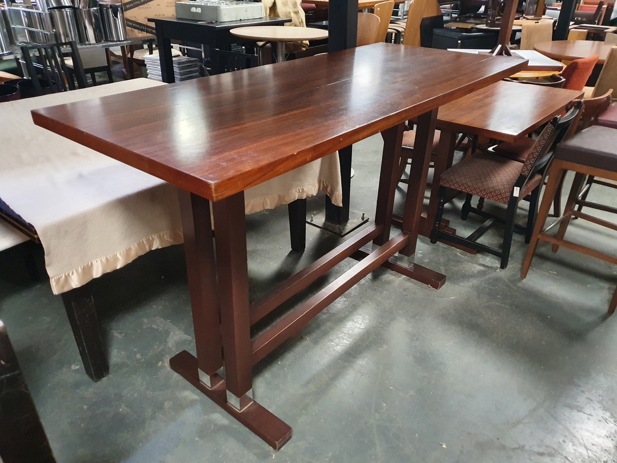 Secondhand Pub Equipment | Poseur Tables | Large Rectangular Bar ...