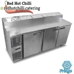Secondhand Catering Equipment | Bench Or Prep Fridges Three Door