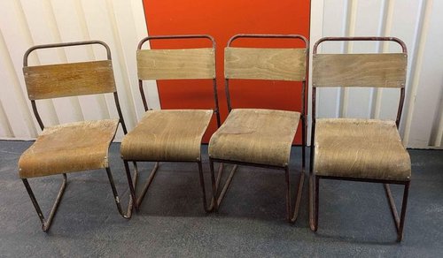 Secondhand Chairs and Tables Retro Vintage or Antique Furniture