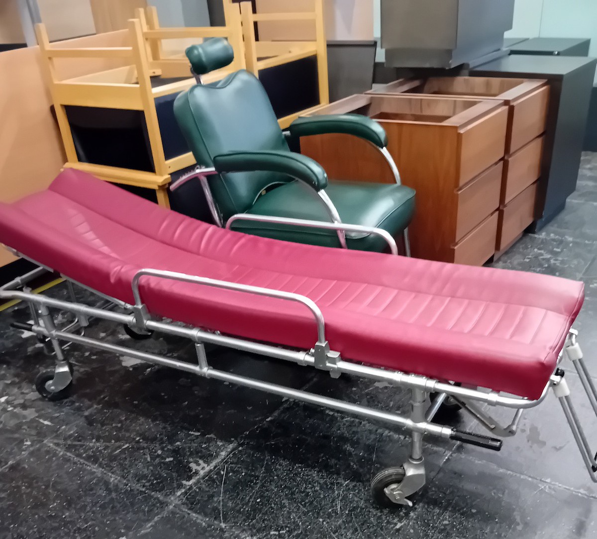 Vintage Hospital Gurney Bedford Bedfordshire