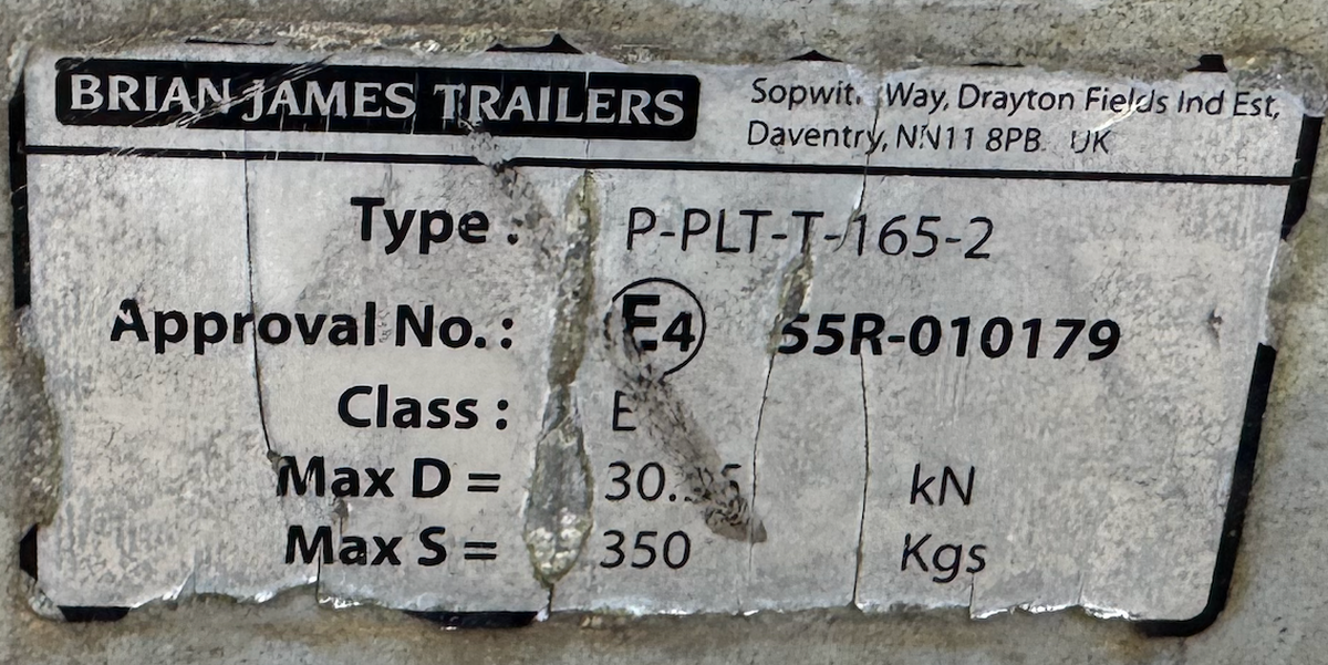 Secondhand Trailers | General Purpose | Brian James CarGo Plant Trailer ...